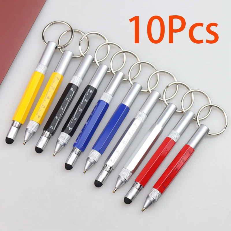 10Pcs-6-in-1-Tactical-Pen-Multitool-Pen-Multifunctional-Tool-Pens-with ...