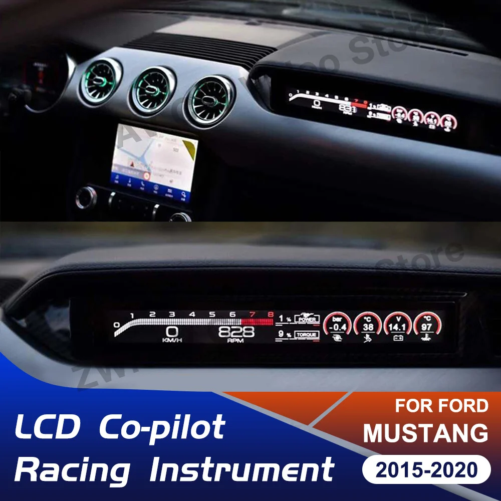 For Ford Mustang 2015 2020 Android Car GPS Navigator FOR Ford LCD ...