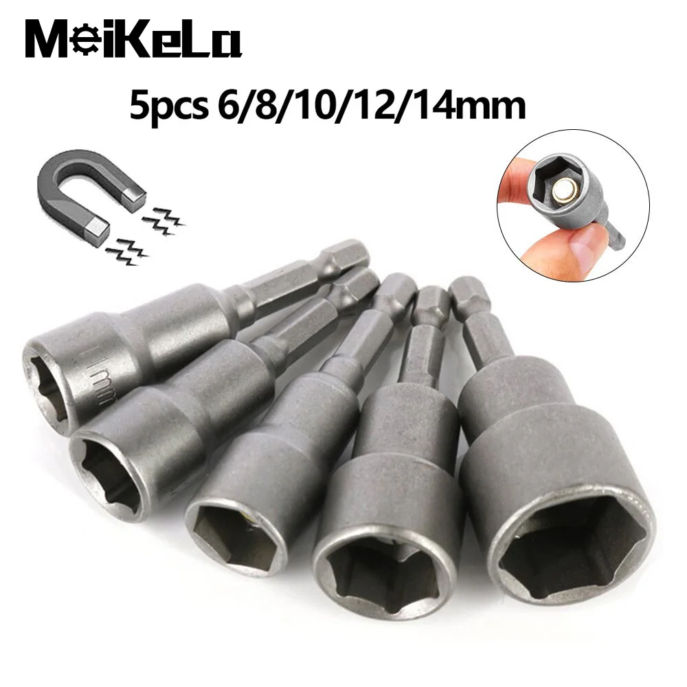5pcs-set-6mm-14mm-Hex-SocketS-Sleeve-Nozzles-Nut-Driver-Set-Screwdriver ...