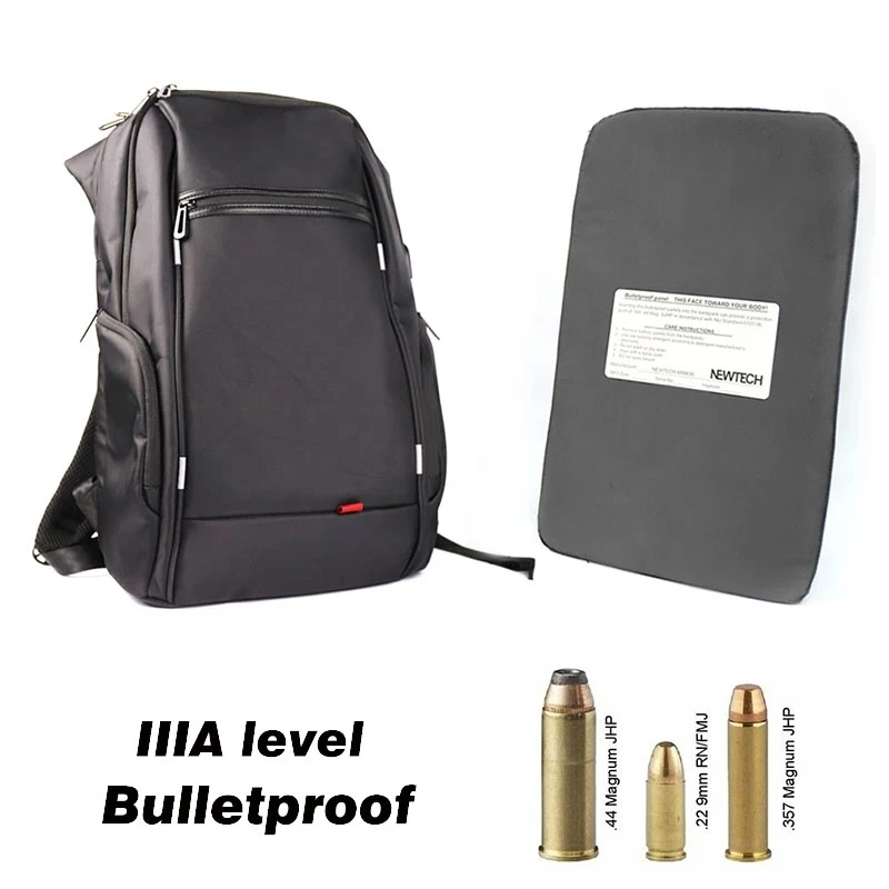 NIJ IIIA Level Bulletproof Backpack Large-capacity Bulletproof Insert ...