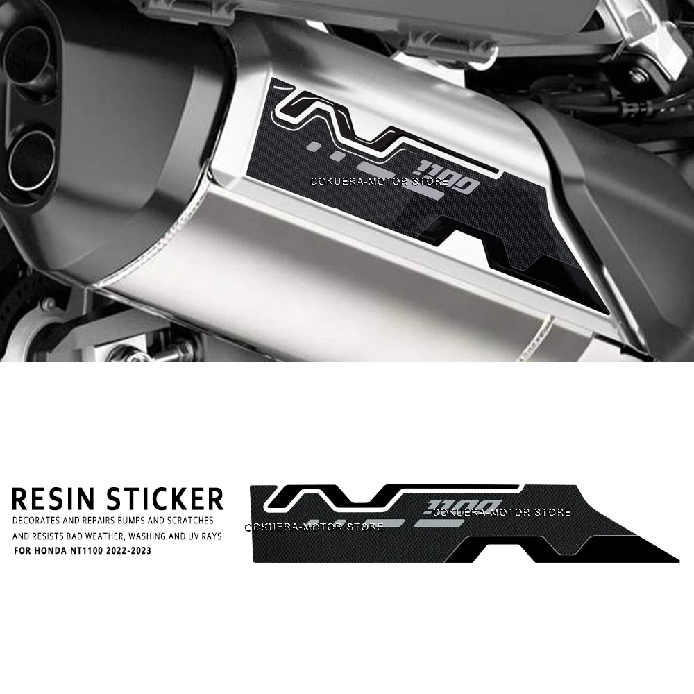 Motorcycle-Accesscies-Protection-Silencer-Rear-Body-Sticker-3D-Resin ...