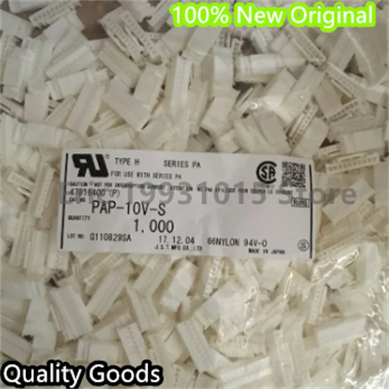 10Pcs-Lot-PAP-10V-S-100-New-Original-JST-Spacing-2-00mm-10pin-Connector ...