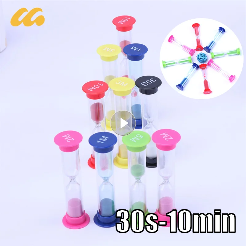 30s-10min-Creative-Colourful-Plastic-Hourglass-Gift-Children-s-Toy ...