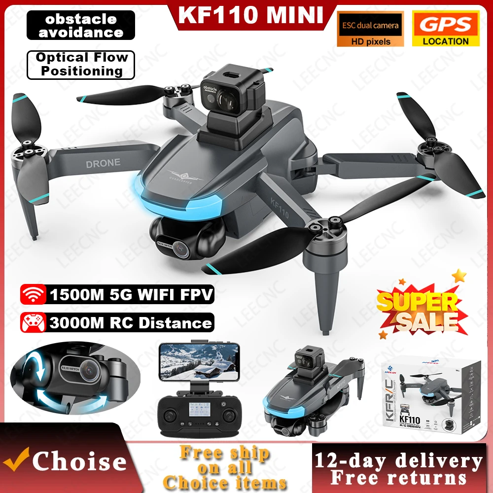 KF110-MINI-Professional-Drone-8K-HD-Camera-5G-3-axis-GPS-Obstacle ...
