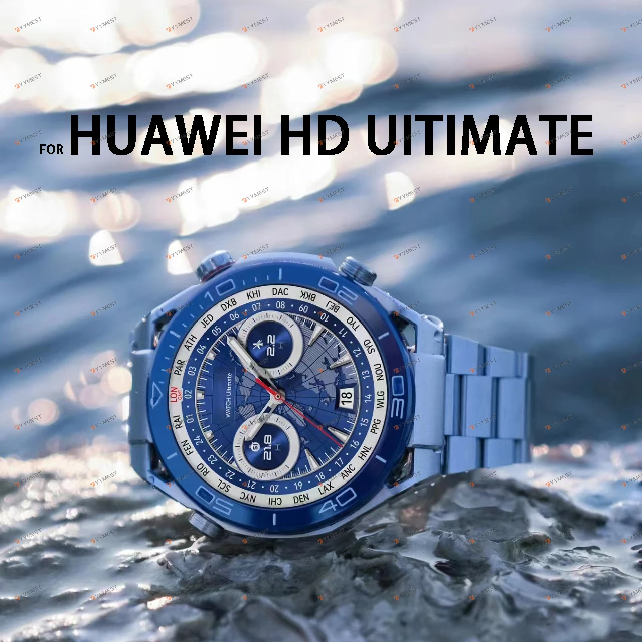 Business-Ultimate-Smart-Watch-For-Huawei-Men-Bluetooth-Call-Compass-NFC ...