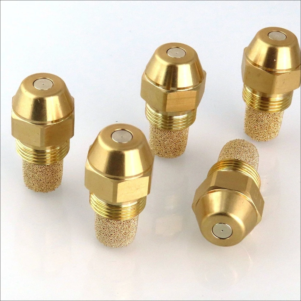 Diesel Fuel Jet Brass Burner Oil Nozzle Burner, 60Degree, Boiler Waste ...