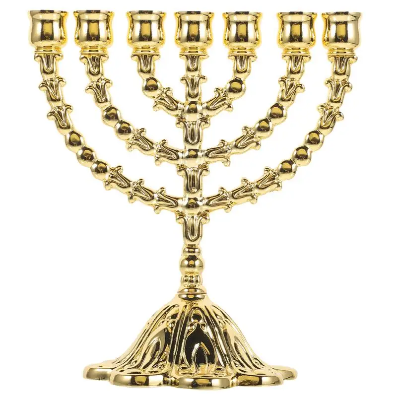 Candelabros-de-7-ramas-candelabro-de-Hanukkah-Menorah-jud-o-decoraci-n ...
