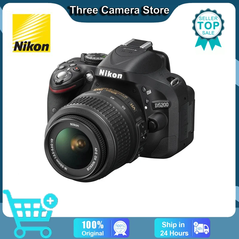 Nikon D5200 DSLR Camera Set with 18-55mm Lens