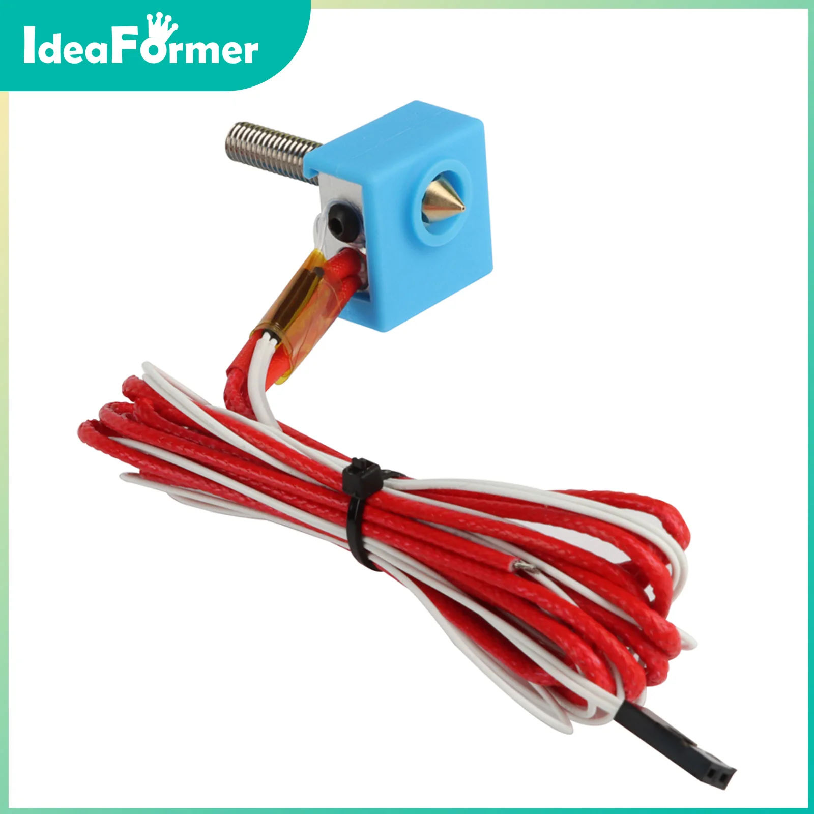 3D Printer MK8 Hotend 12V 40W Nozzle Kit J-Head 0.4mm Nozzle NTC3950 ...