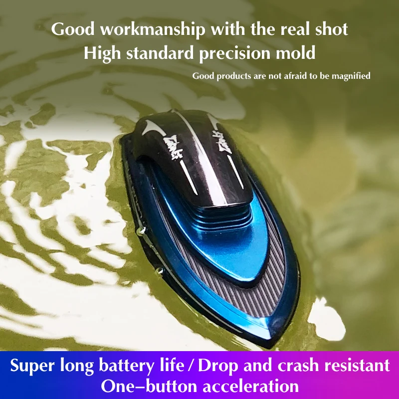 High-Speed-RC-Boat-Mini-Remote-Control-Speedboat-Kids-Toys-2-4Ghz-Radio ...