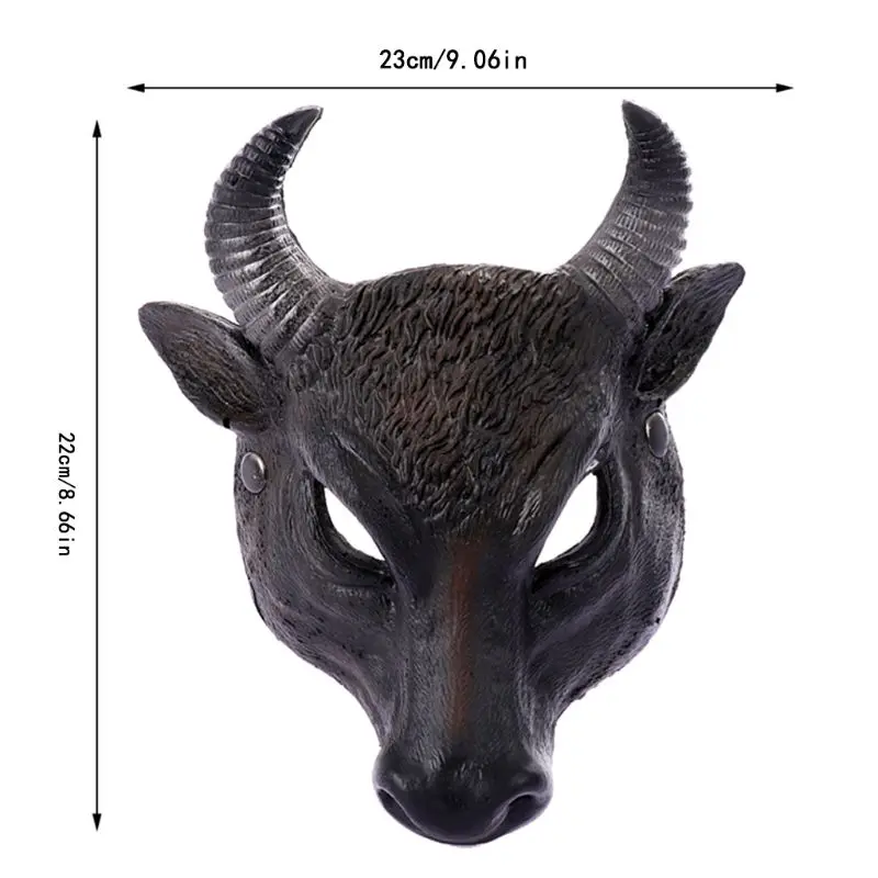 Realistic-PU-3D-for-Head-Horror-Half-Face-Mask-Animals-Cosplay-Masks ...