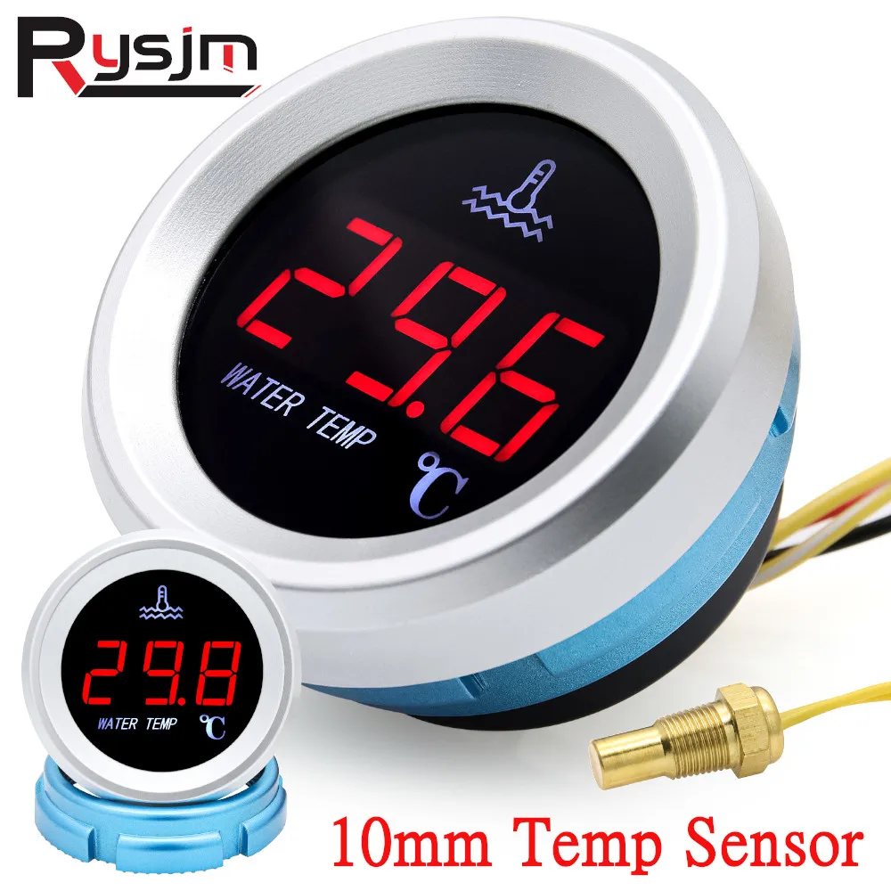 Water-Temperature-Gauge-0-120-WIth-Temp-Sensor-1-8-NPT-10mm-for ...