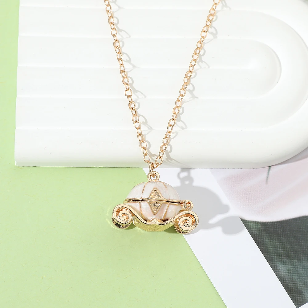 Disney-Animated-Movie-Cinderella-Necklace-Fairy-Pumpkin-Carriage ...