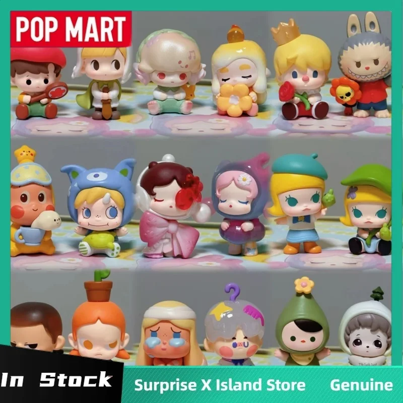 Popmart Pop Bean Going Outing With Me Series Mystery Box Crybaby Molly ...