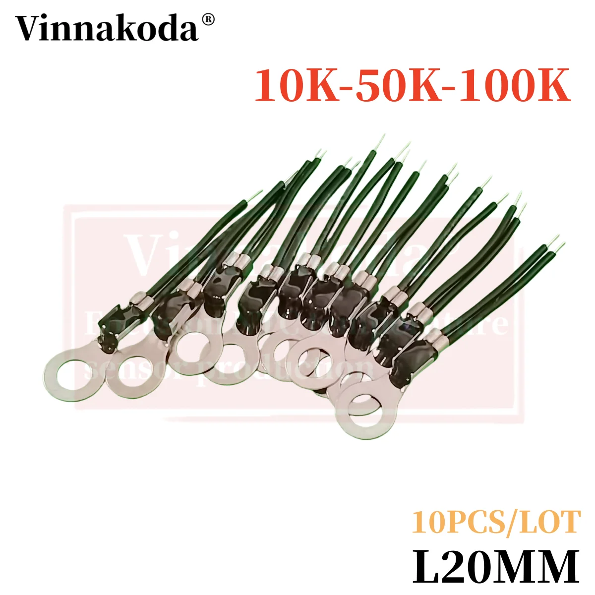 10pcs NTC thermistors surface mount diameter 4.2mm temperature sensor ...