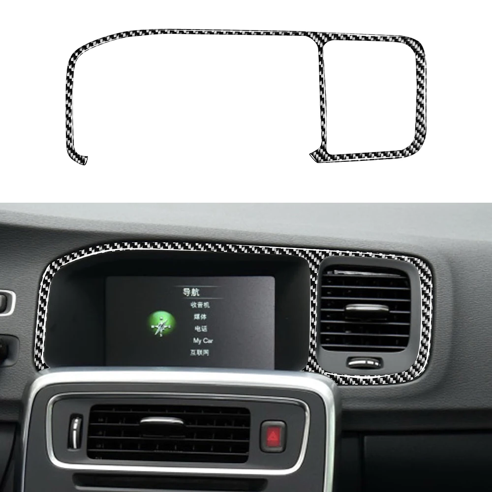 for-Volvo-S60-V60-2010-2015-2016-2017-Navigation-GPS-frame-Decoration ...