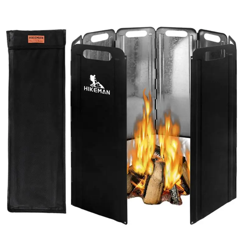 Outdoor-stove-wind-deflector-Portable-Camping-Stove-Windshield-Folding ...