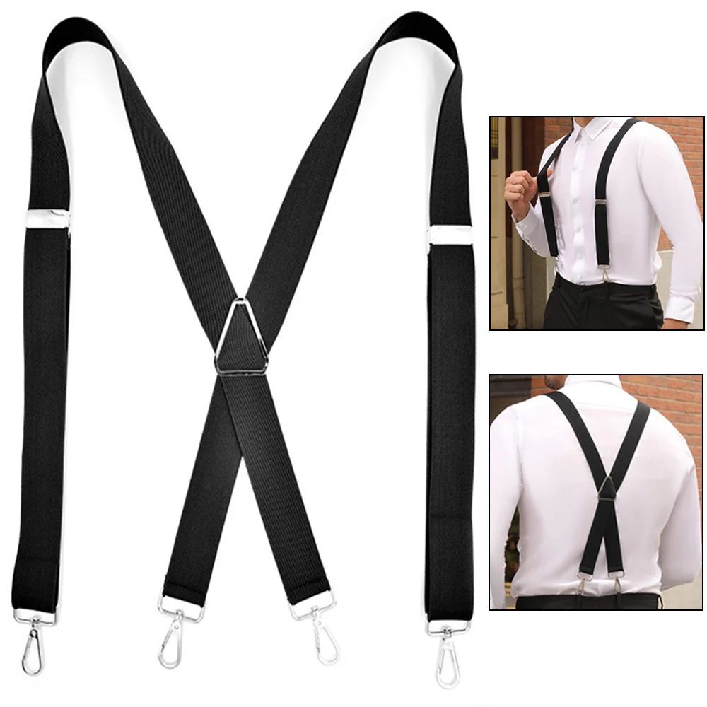 Suspenders-for-Men-Heavy-Duty-Big-and-Tall-3-5cm-X-back-4-Swivel-Hooks ...