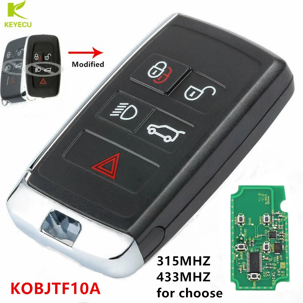 KEYECU Upgraded Smart Remote Key fob 315/433MHZ for Land Rover ...
