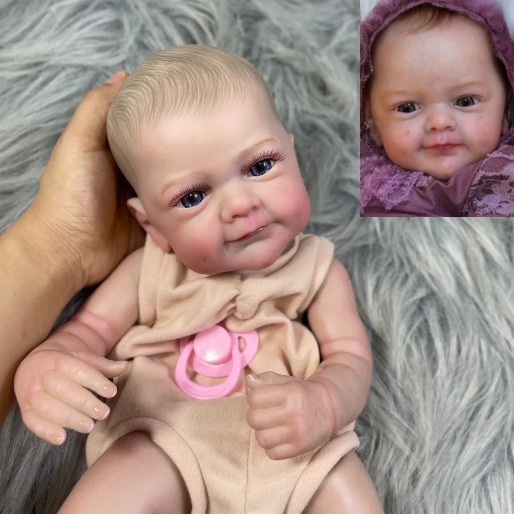MRB-18-inch-Finished-Painted-Reborn-Doll-Parts-Sanya-Vinyl-Kit-Cute ...