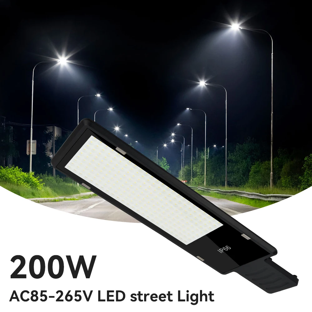 LED-high-brightness-street-light-head-AC85-265V-Aluminum-IP65-Suitable ...