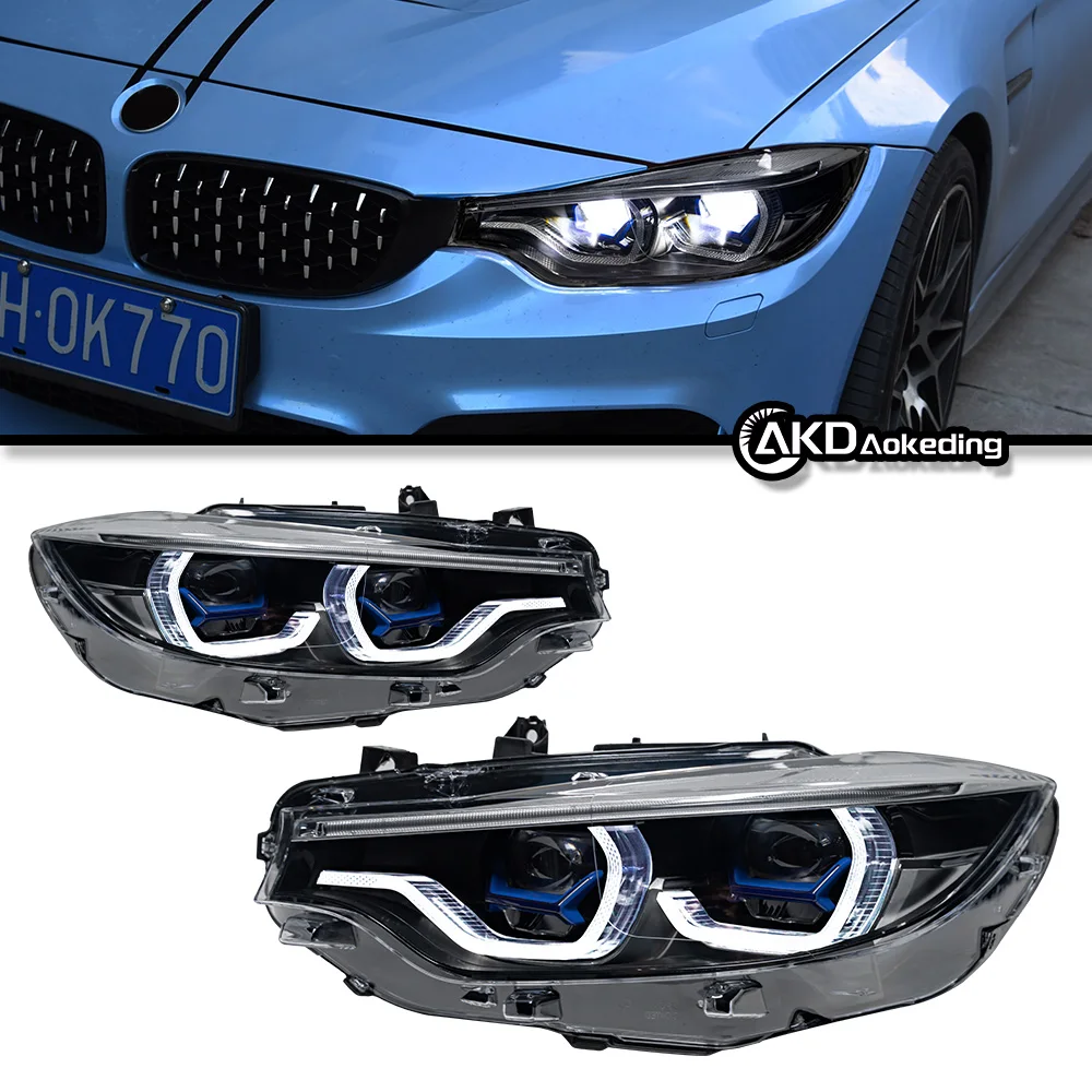 Car-Front-Headlights-For-BMW-4-Series-F32-F36-M4-2013-2015-Laser-Style ...