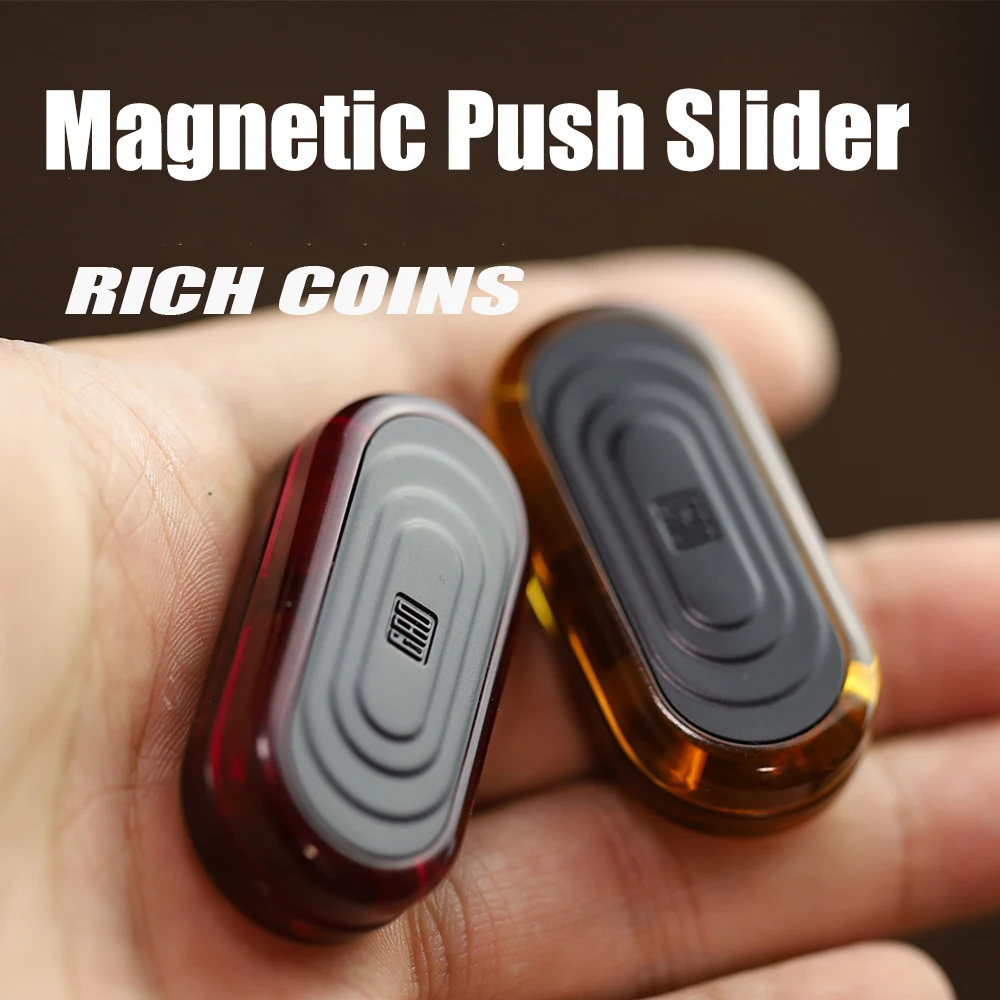 GAO-Studio-Rich-Coin-PC-Magnetic-Push-Slider-For-Child-Adult-EDC-Office ...