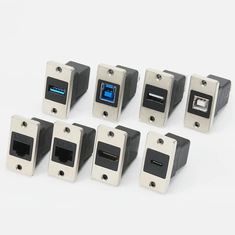 USB-Type-C-Type-B-Charging-Female-Power-Socket-Network-Printer-Audio ...