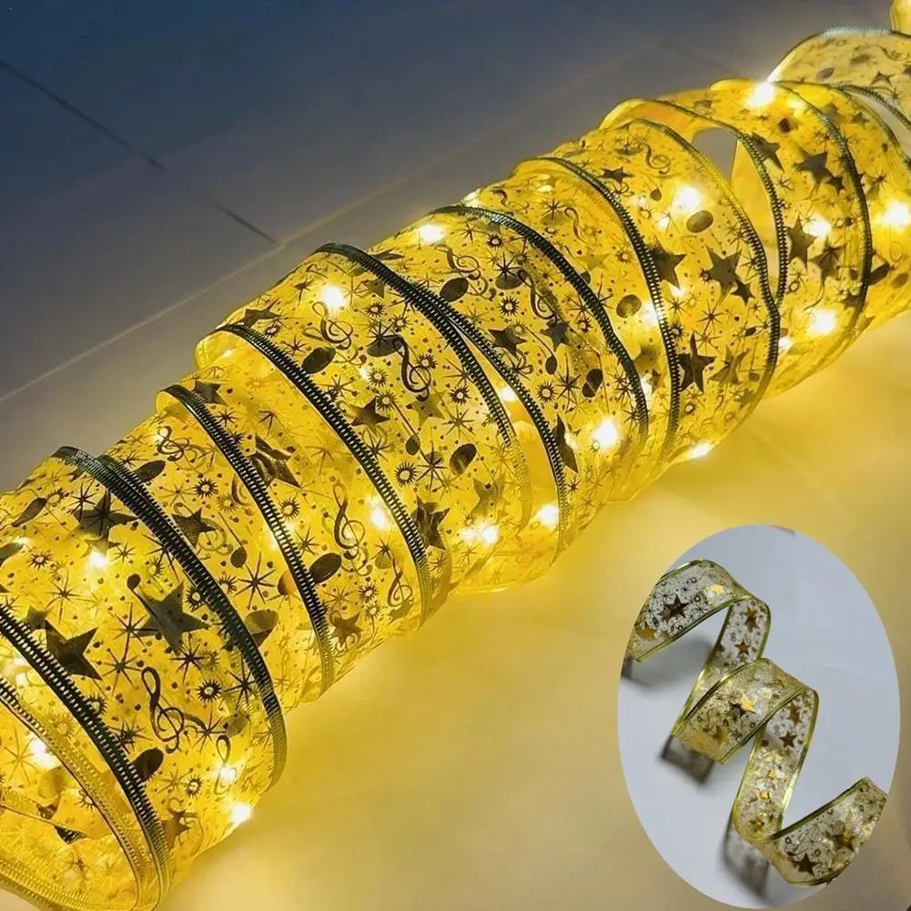 Christmas-Decoration-LED-Ribbon-Lights-Christmas-Tree-Ornaments-DIY ...