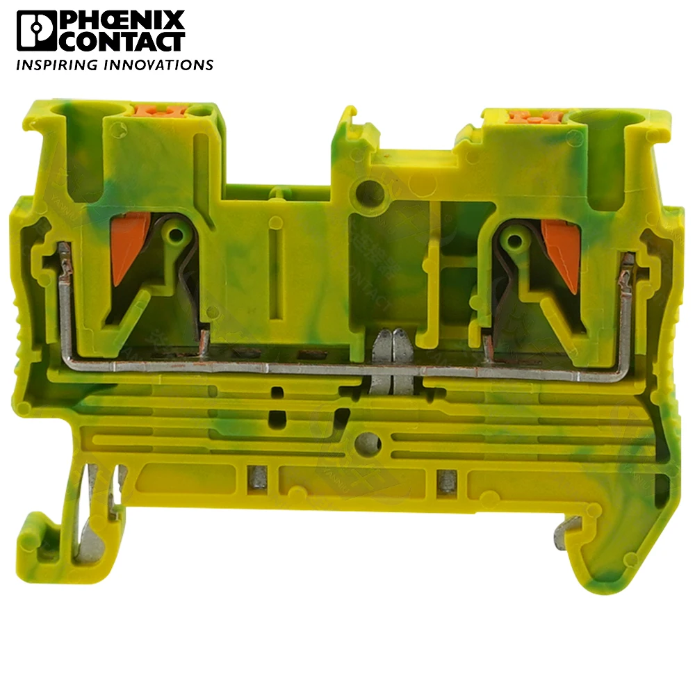 Phoenix-Contact-Push-in-Ground-Feed-Through-Protective-Earth-PT-2-5-PE ...