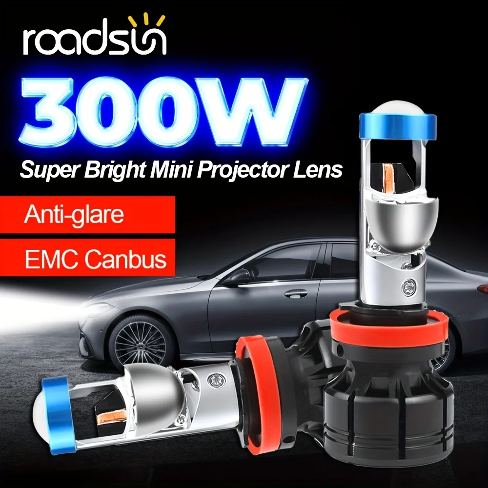 Mini-projektor-soczewkowy-H7-H11-Reflektor-LED-LHD-RHD-9005-9006-H4 ...