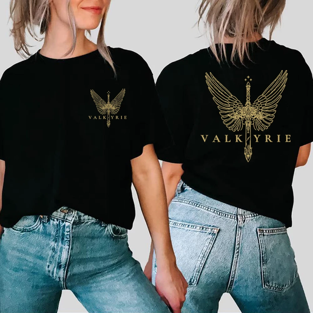ACOTAR Valkyrie Shirt Fantasy Book Tee Valkyrie in Training Night Court ...