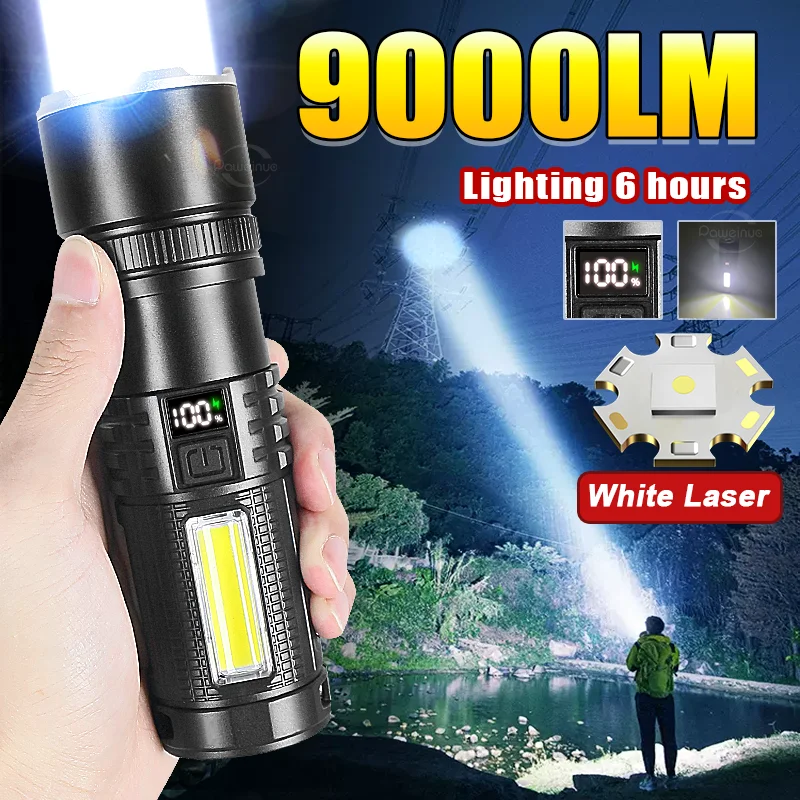 NEW-Super-2000M-Long-Range-White-Laser-Most-Powerful-LED-Flashligh ...