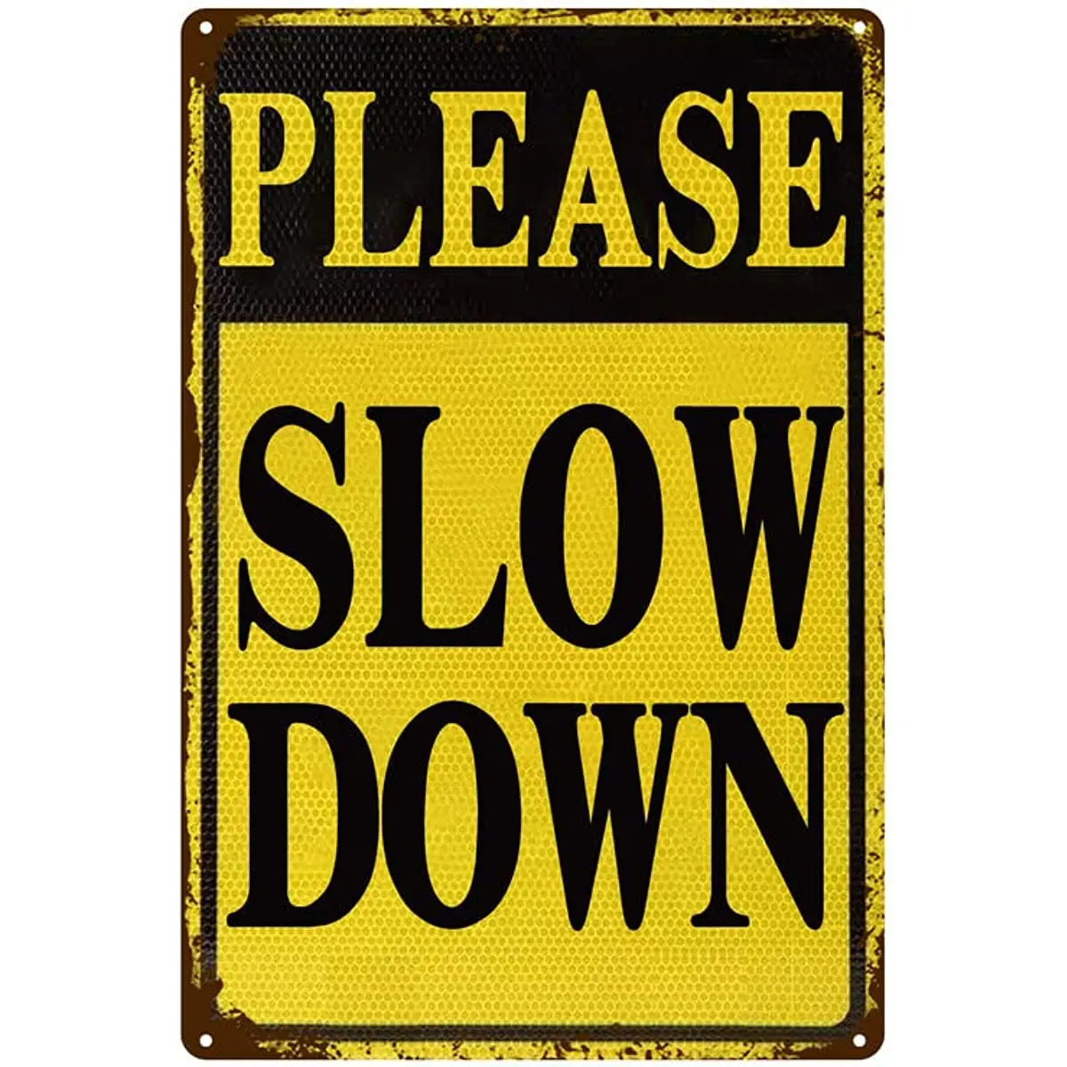 Please-Slow-Down-Sign-Aluminum-Metal-Sign-Metal-Tin-Sign-Wall-Decor ...