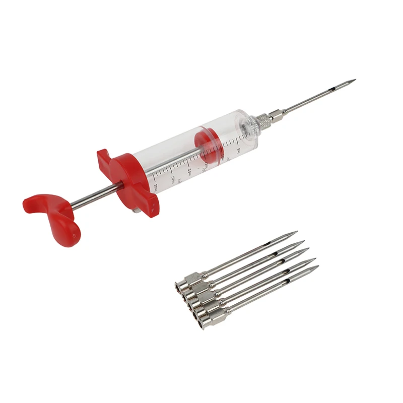 BBQ-Meat-Syringe-Marinade-Injector-with-Needles-Turkey-Syringe-Sauce ...