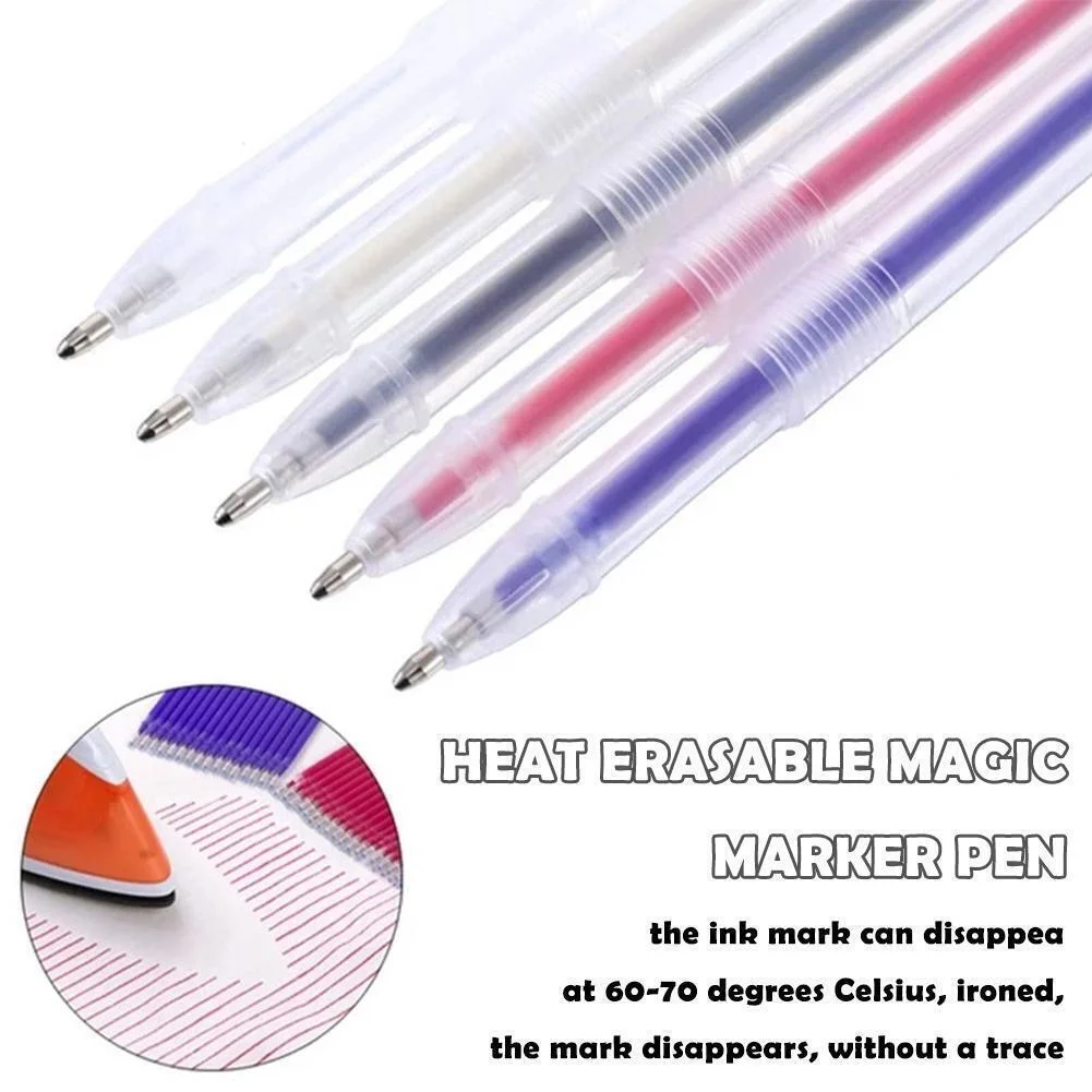 Heat-Erasable-Fabric-Pencil-Fabric-Marker-Temperature-Disappearing ...