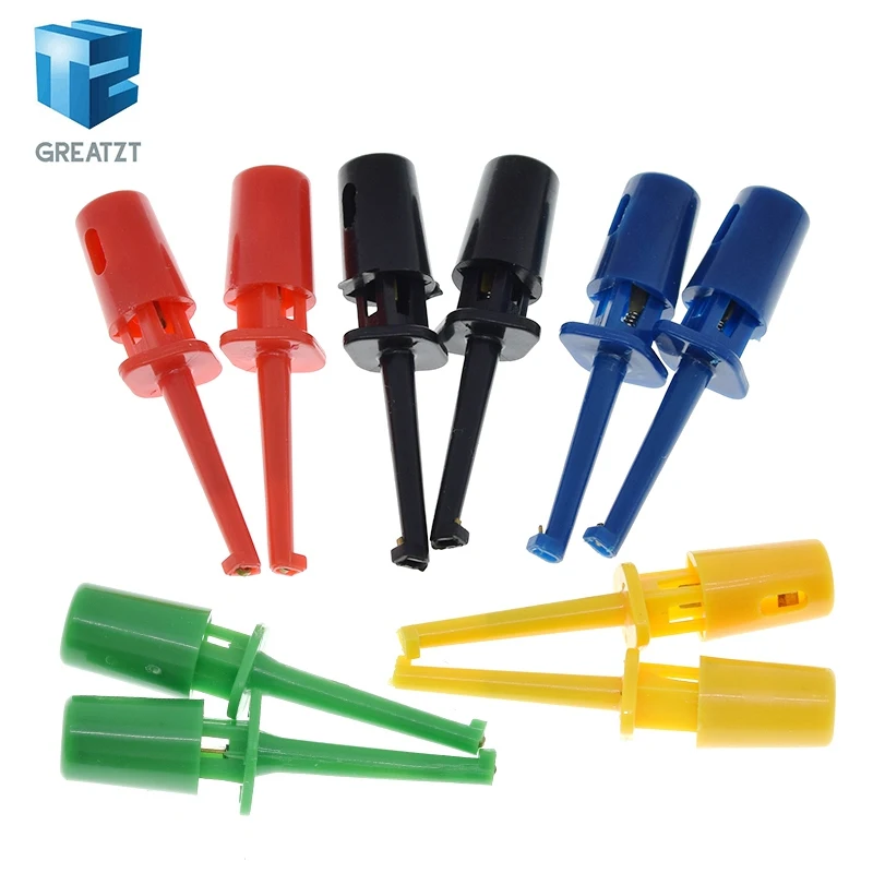 10Pcs-Mini-Single-Test-Hook-Clip-Test-Probe-for-Electronic-Testing-IC ...