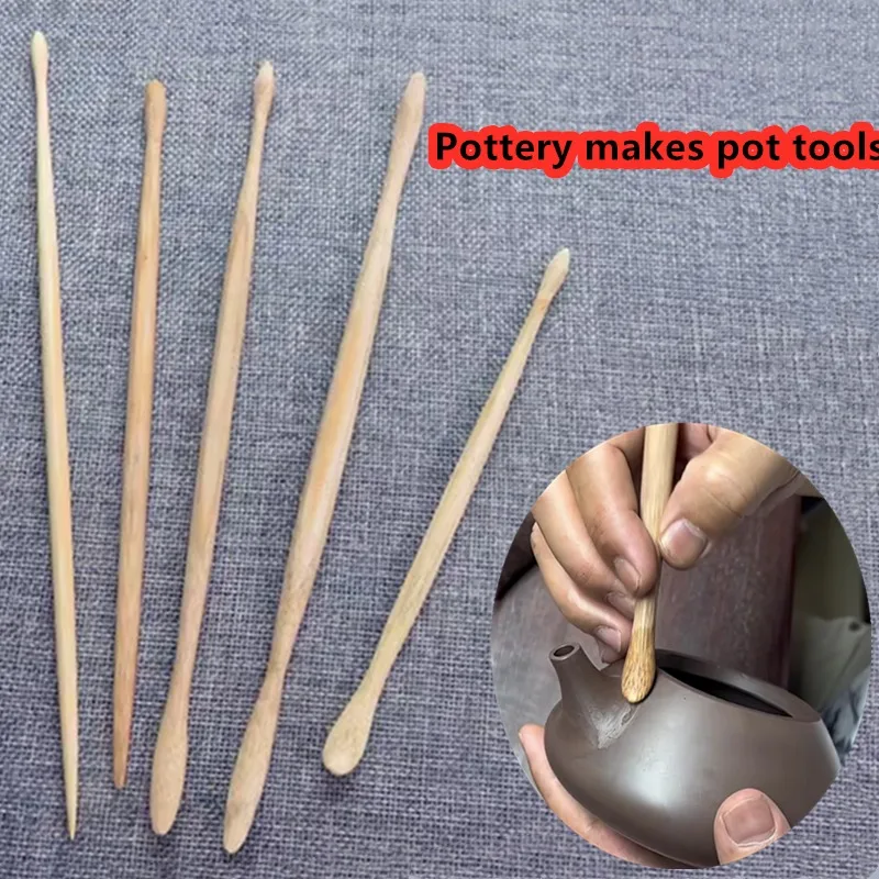 Pottery Tools Purple Clay Pot Craft Making Tools DIY Teapot Spout Mouth ...