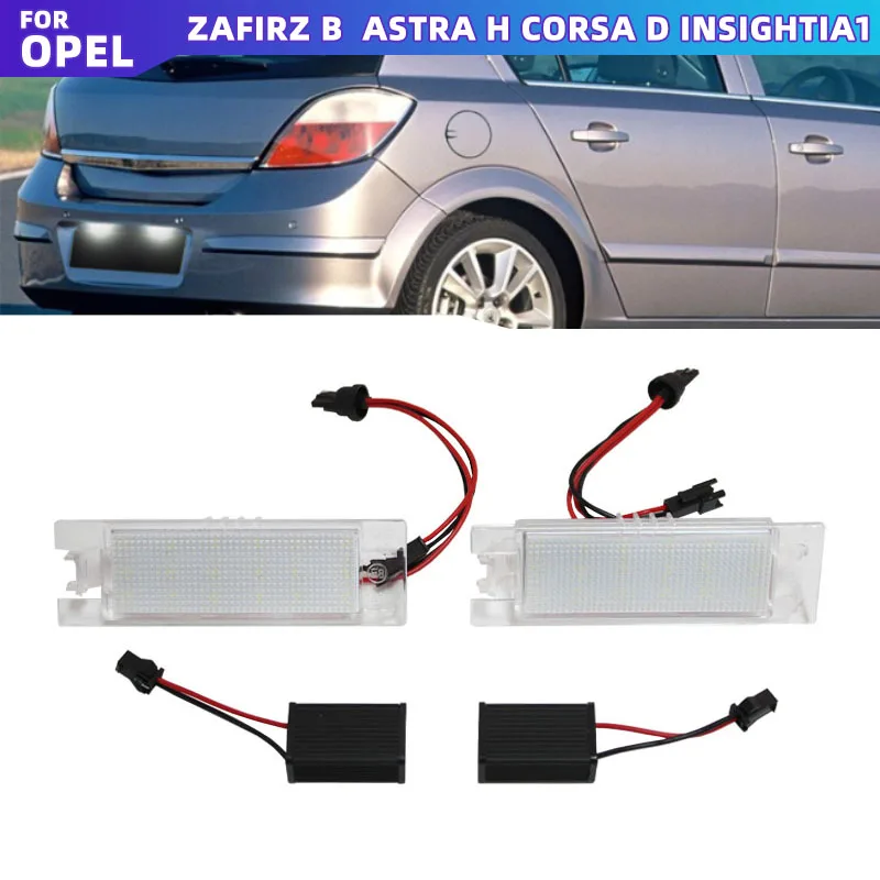 2Pcs-Canbus-Car-LED-Number-License-Plate-Light-for-Opel-Vectra-C-Astra ...