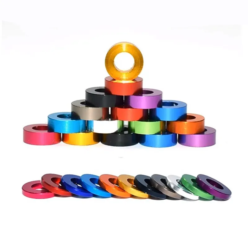 10pcs-lot-Alu-flat-washer-M3-M4-M5-M6-M8-M10-colourful-Anodized ...