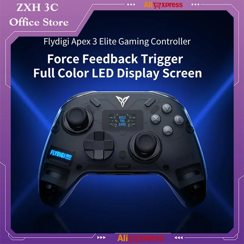 Flydigi-Apex-3-Force-Feedback-Game-Handle-Wireless-Bluetooth-Three-Mode ...
