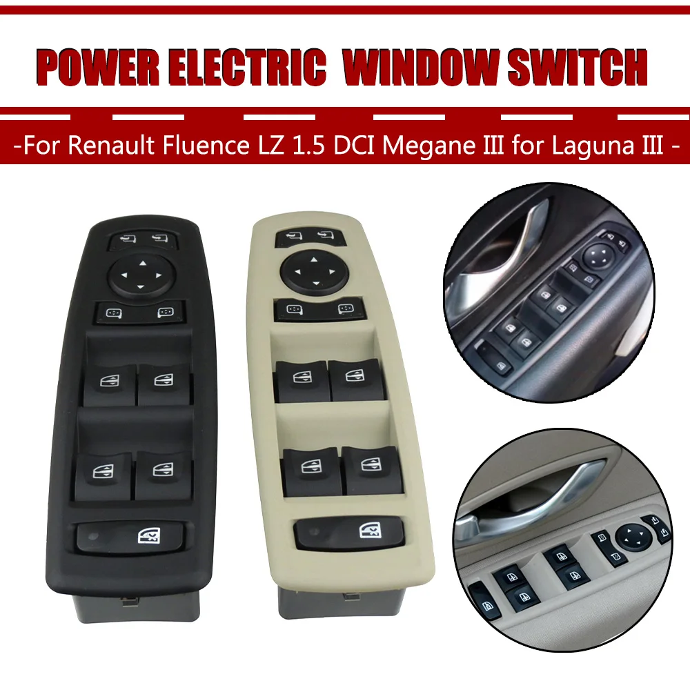 Electric-Control-Power-Master-Window-Lifter-Switch-Button-For-Renault ...