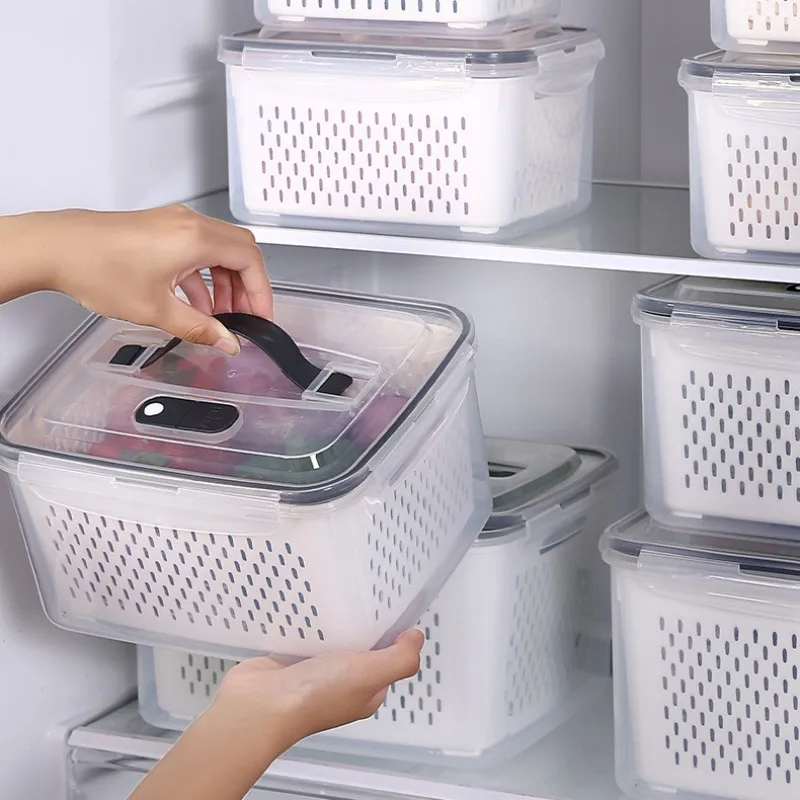 Fridge-Organizer-Refrigerator-Storage-Box-Fresh-Vegetable-Fruit-Boxes ...