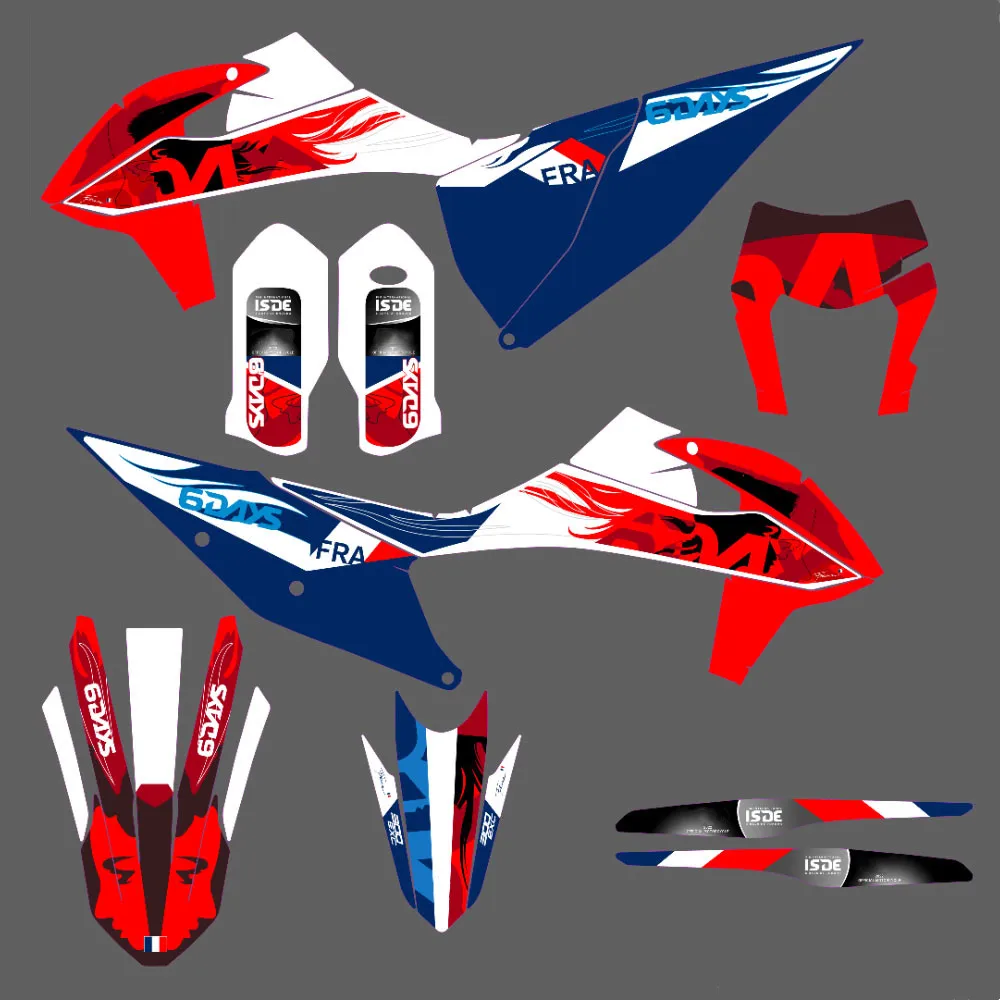 For KTM 2020 2021 GRAPHICS STICKERS DECALS Emblems For KTM 125-300 350 ...
