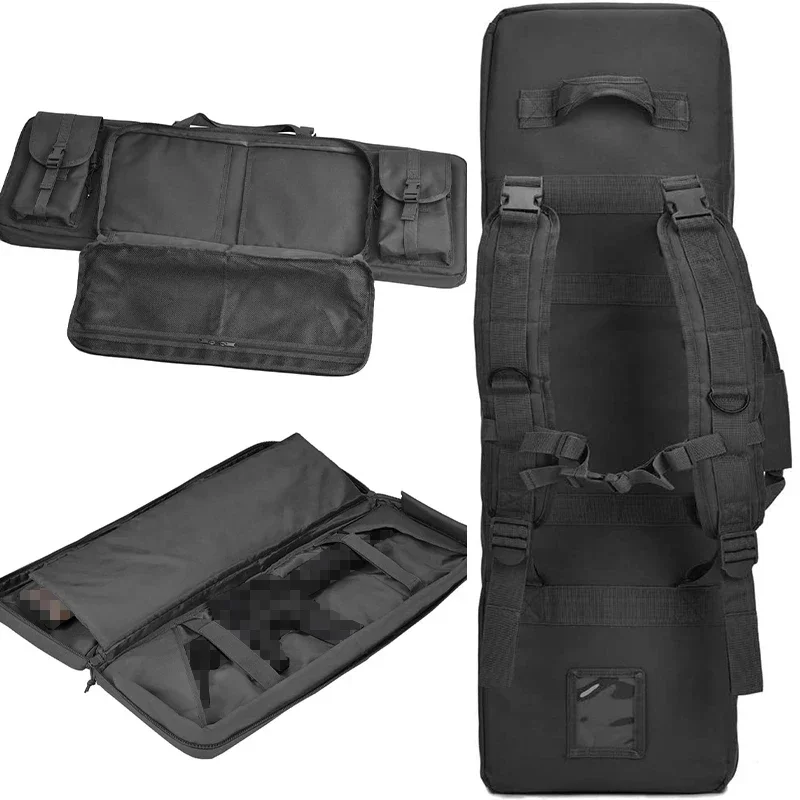 Waterproof Tactical Rifle Bag Double Gun Case Carbine Backpack with ...