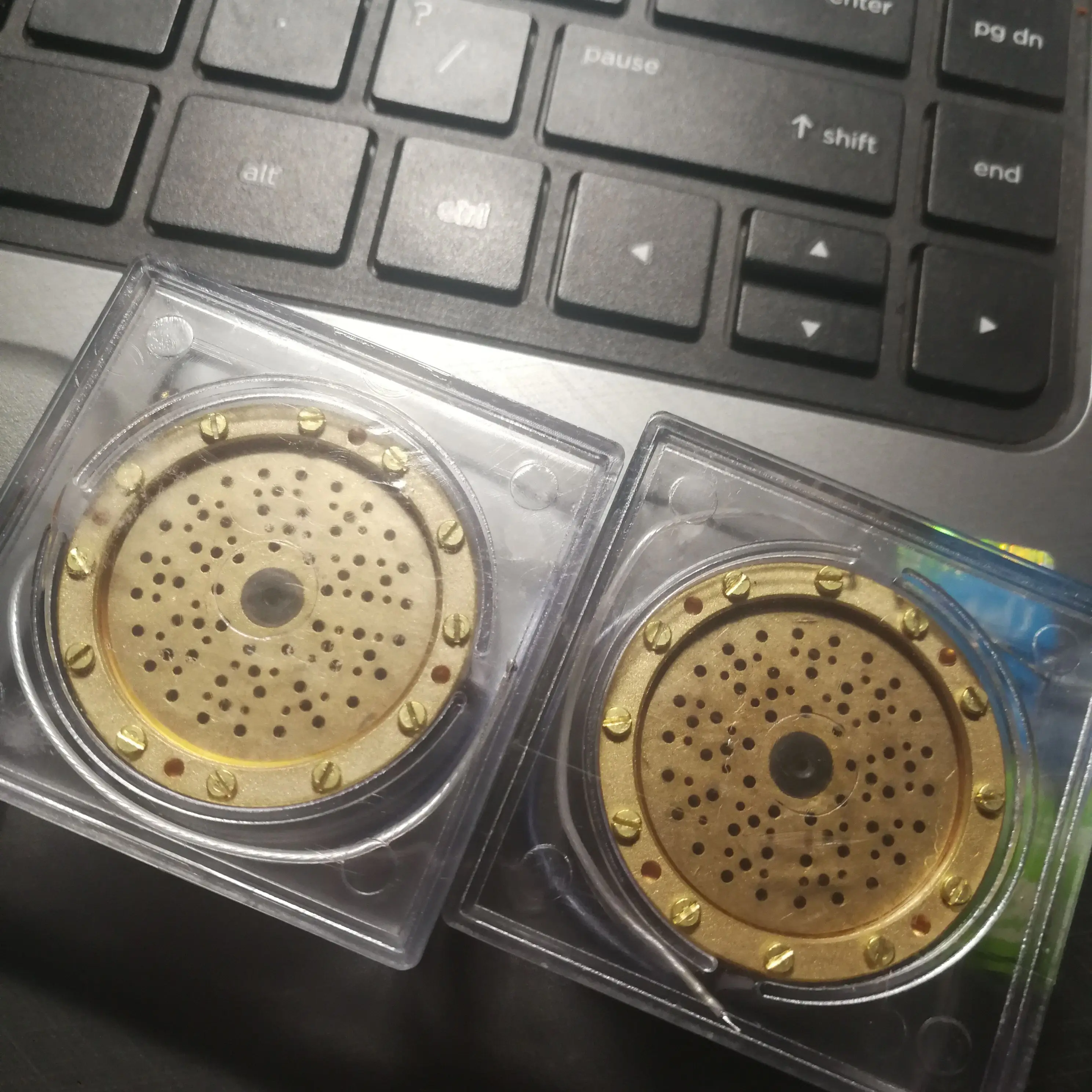 Single Side K47 Large Golden Microphone Capsule Diaph Ragm 34mm X 9.6mm ...