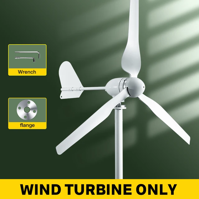 5000w 2kw Horizontal Wind Turbine Generator 96V 48V 24V Free Energy ...