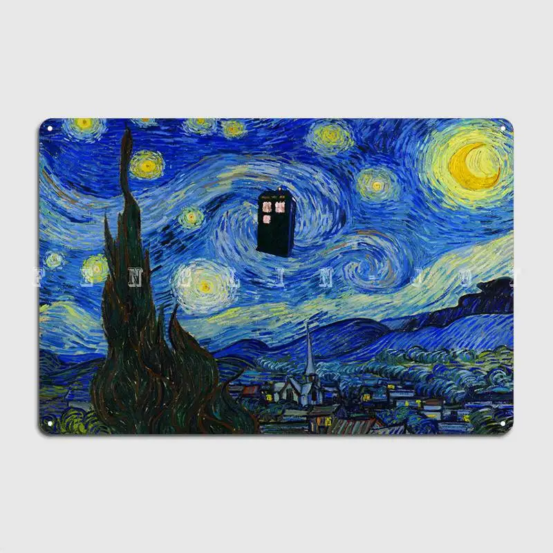 Tardis Painting Van Gogh