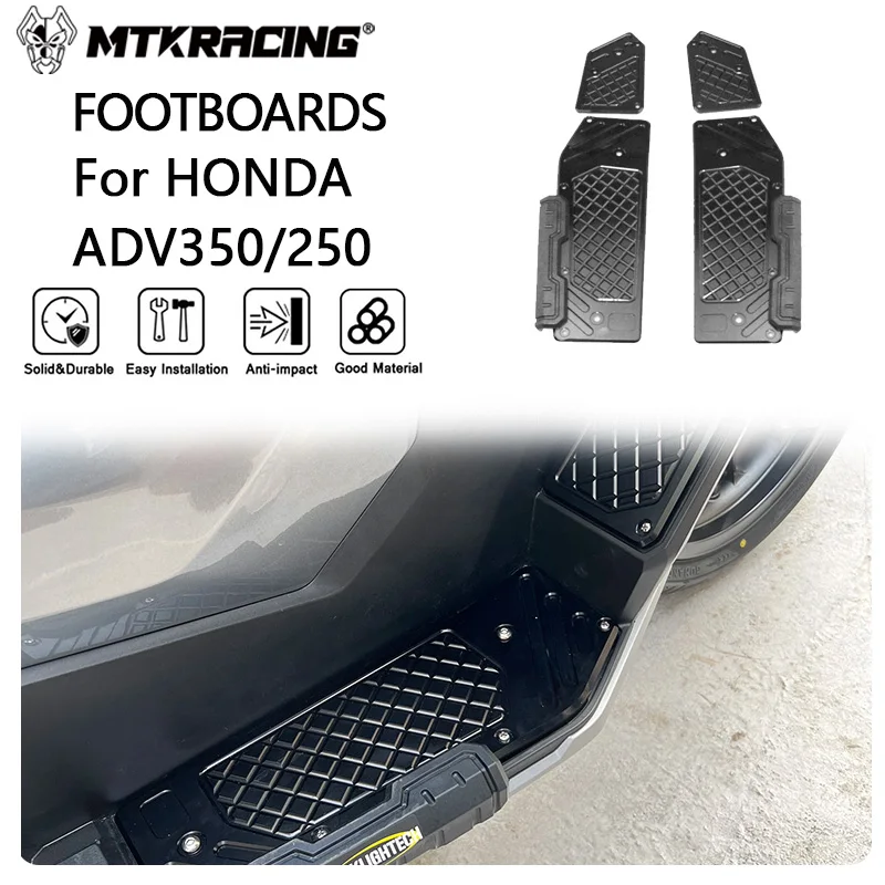 MTKRACING-FOOTBOARDS-For-HONDA-ADV350-ADV250-2022-2024-Motorcycle ...