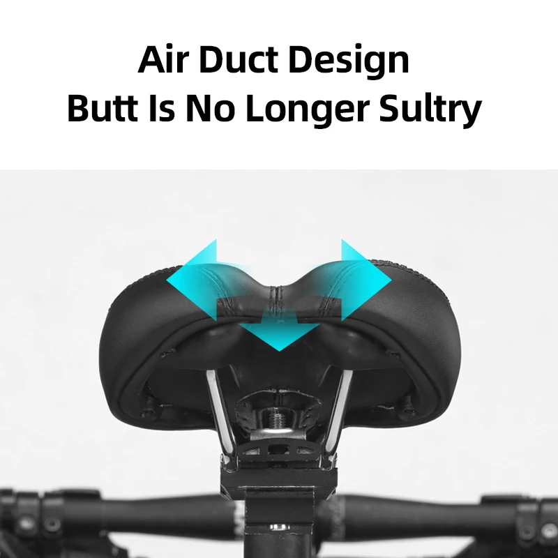 WEST BIKING MTB Comfortable Saddle Ultra Wide Ergonomic, 47% OFF